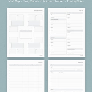 Student Organizer Printables for Back to School - Class Planner With ...