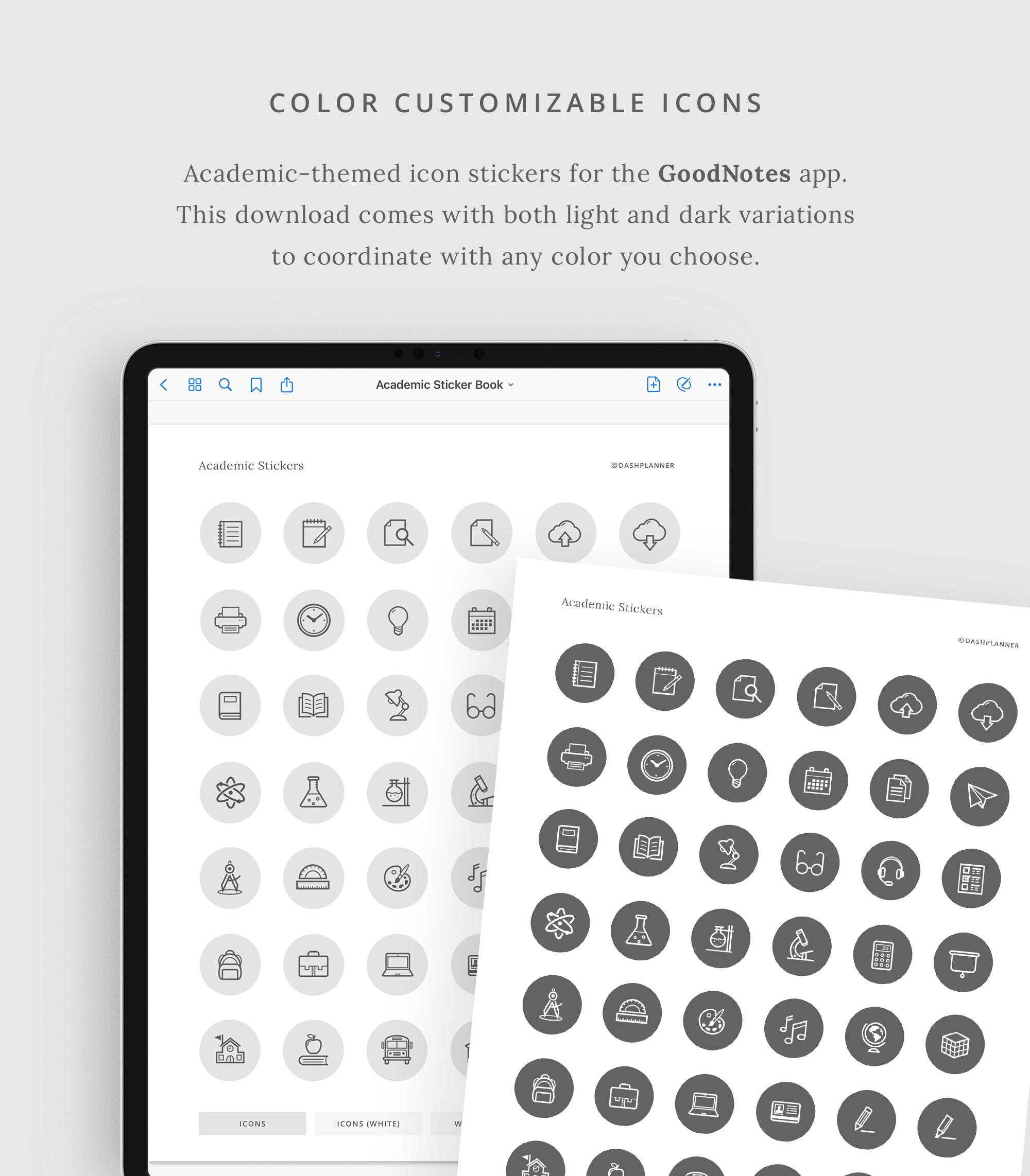 Academic Digital Stickers Smart Stickers for Students - Etsy