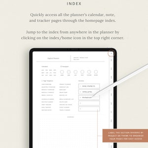 Undated Digital Planner Bundle - Portrait Goodnotes Template ...