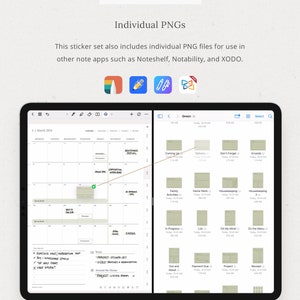 Household Widgets - Digital Sticker Set for Planners - Cleaning ...