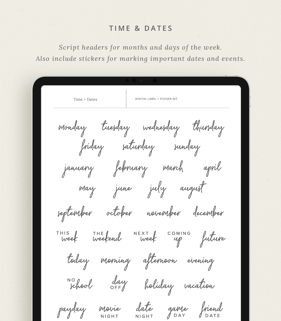 Essential Words & Phrases Digital Stickers Sticker Book for - Etsy