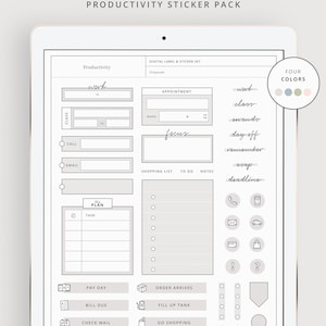 Student Digital Sticker Bundle - Printable Digital Stickers for School ...