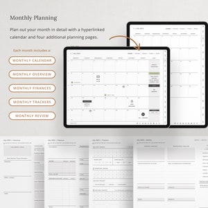 2023-2024 Mid-year Planner Digital Daily Weekly Monthly Hyperlinked ...