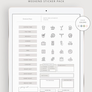 Digital Sticker Bundle 2.0 - Digital Stickers for Productivity, Self ...