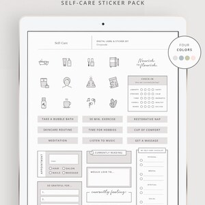 Digital Sticker Bundle 2.0 - Digital Stickers for Productivity, Self ...