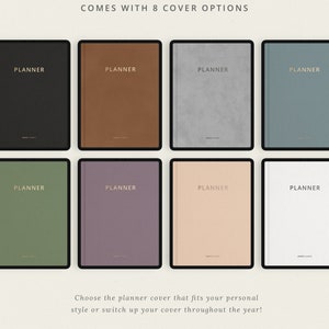 Undated Digital Planner Bundle - Portrait Goodnotes Template ...