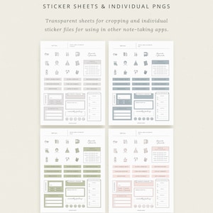 Self Care Digital Stickers for Planner - Goodnotes Sticker Book ...