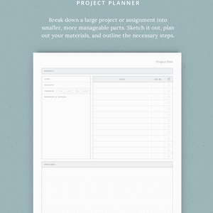 Student Organizer Printables for Back to School - Class Planner With ...