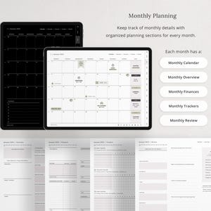 2025 Digital Planner - Dash Planner - Dated Minimalist Journal for ...