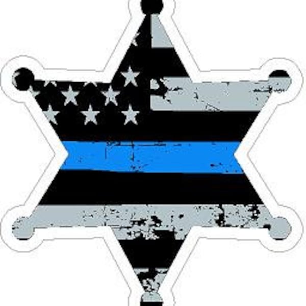 Sheriff Badge Stickers - Etsy