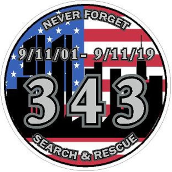 Pledge Of Allegiance Decal Never Forget 9/11 Sticker - 343 Firefighter ...