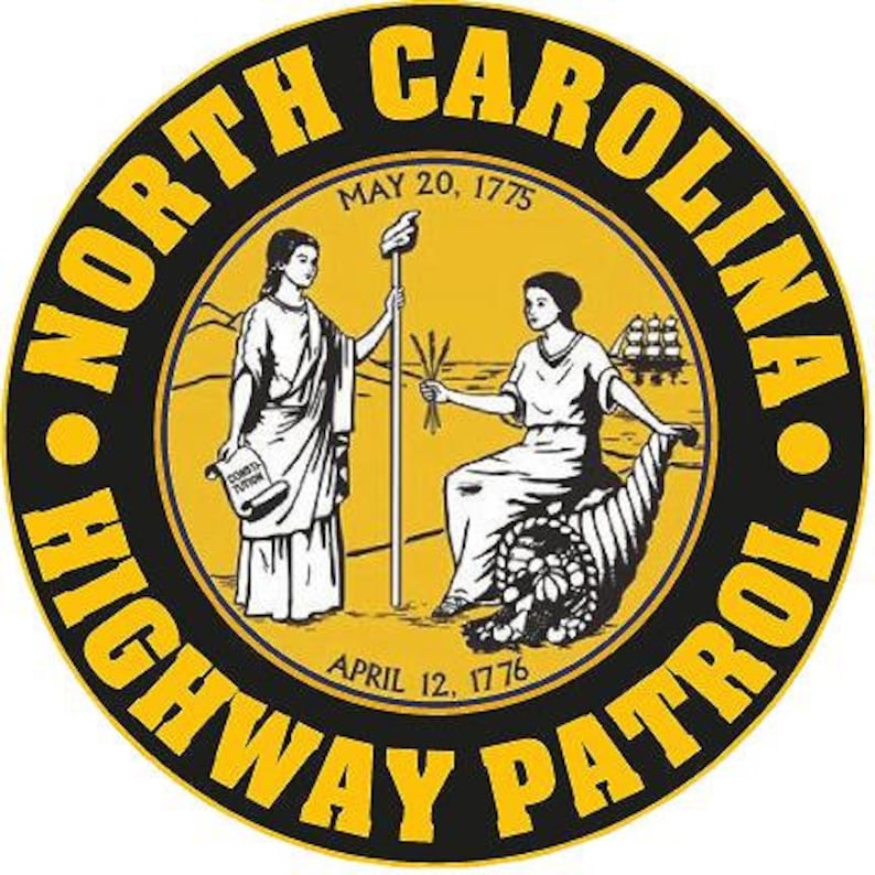 North Carolina Highway Patrol Police Reflective or Matte Vinyl Decal ...