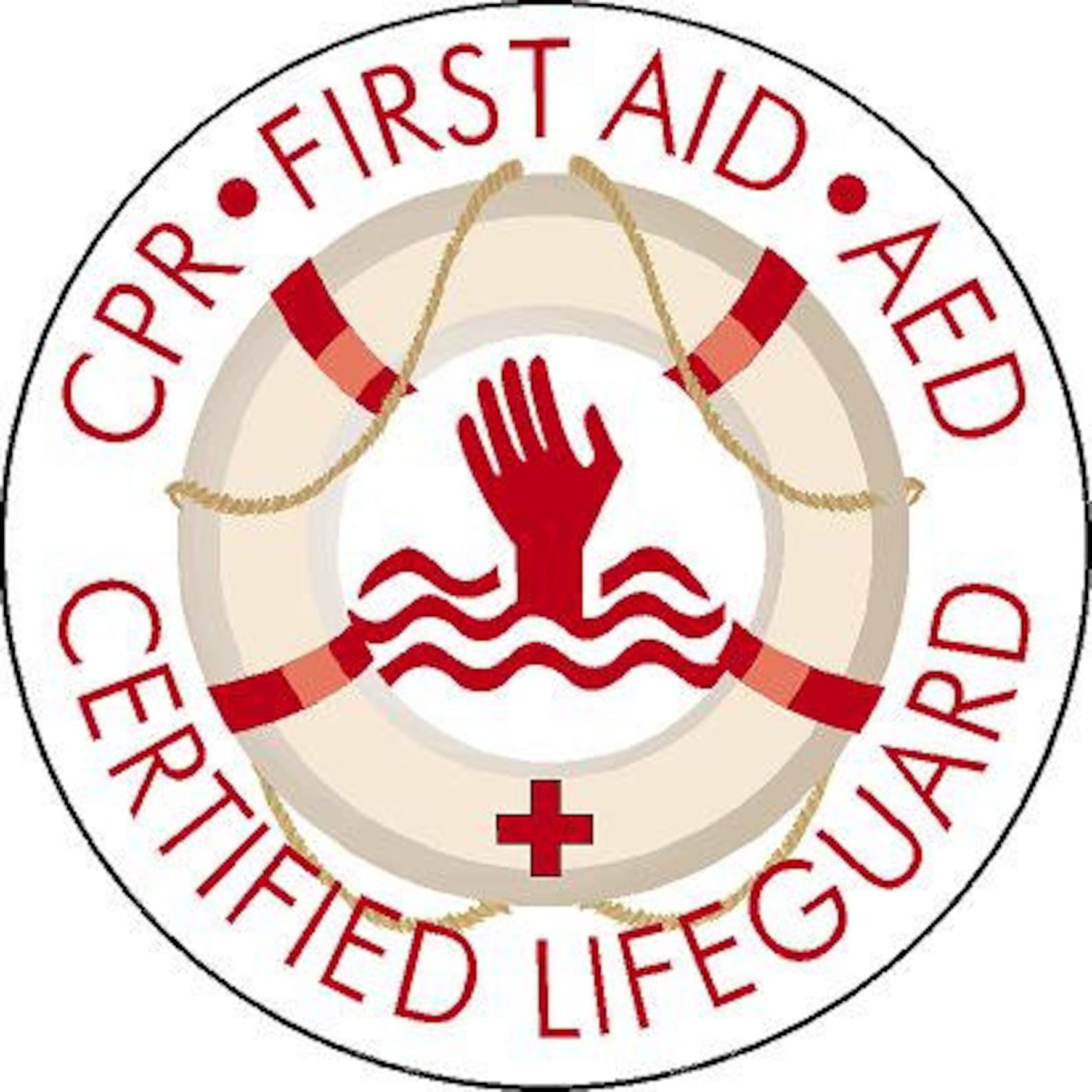 Lifeguard. Certified CPR First Aid AED Reflective or Matte - Etsy