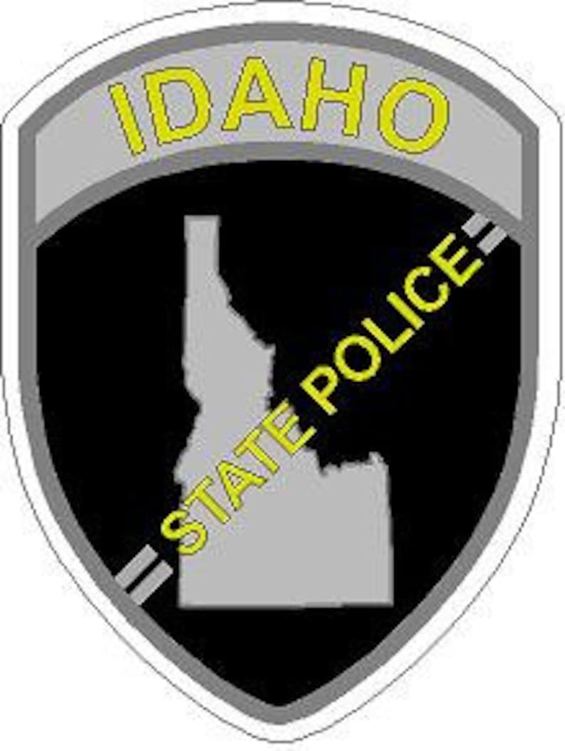 Idaho State Police Highway Patrol Police Reflective Or Matte Etsy