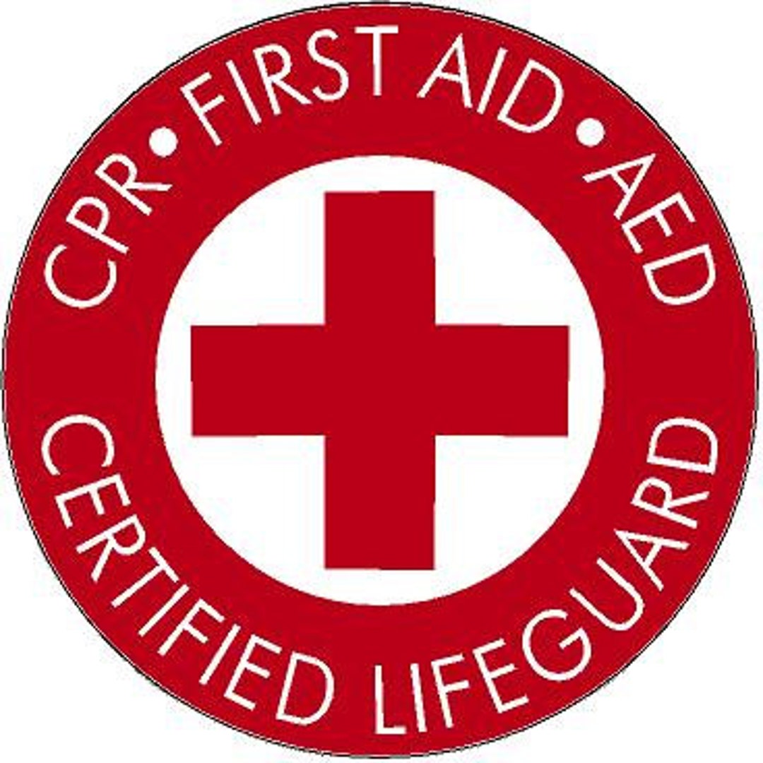 Certified Lifeguard. Certified CPR, First Aid, AED. Reflective or Matte ...