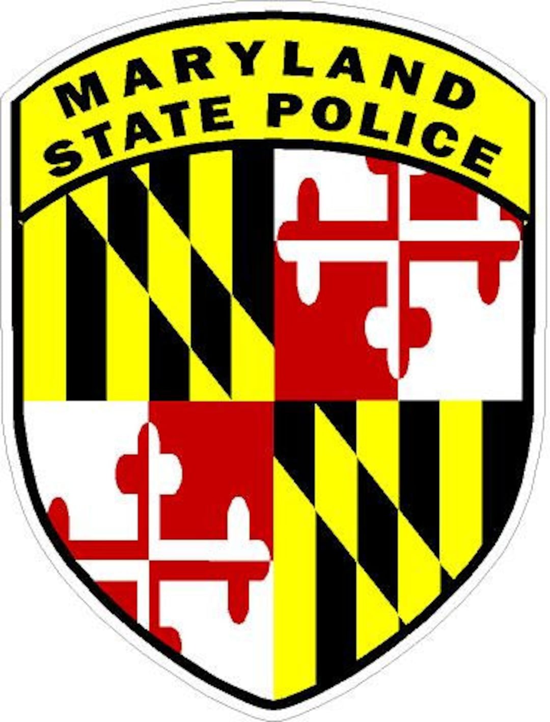 Maryland State Police Highway Patrol. Police Reflective or Matte Vinyl ...