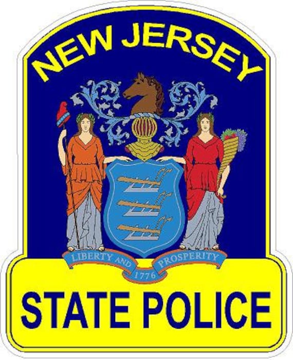 New Jersey State Police Decal. Reflective or Matte Vinyl Decal | Etsy