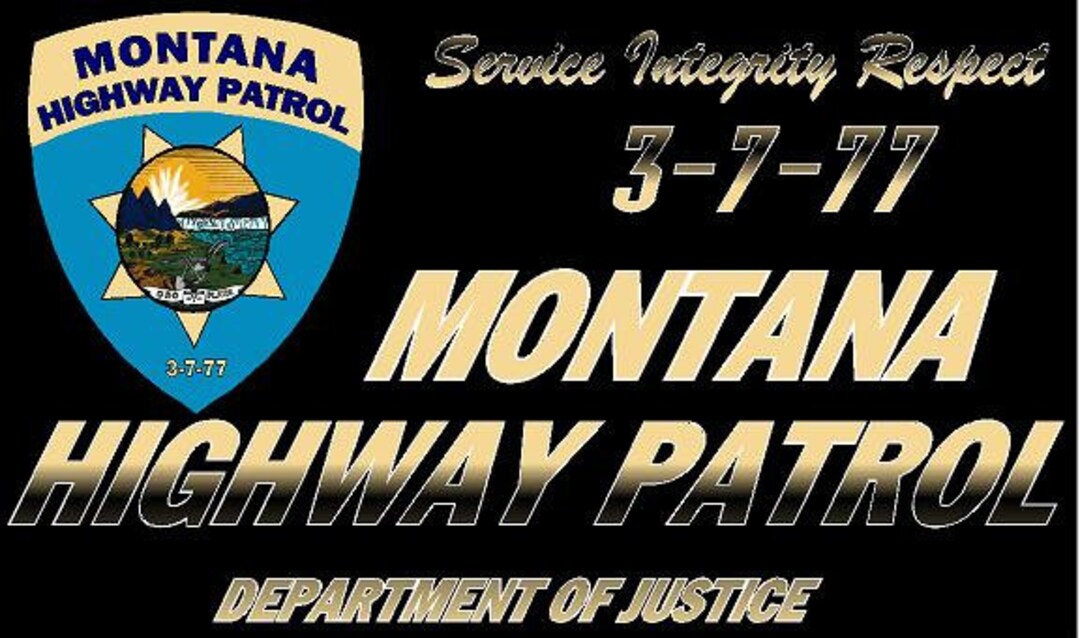 Montana Highway Patrol. Reflective or Matte Vinyl Decal Sticker or ...