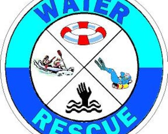 Swift Water Rescue Reflective Decal Sticker Police Sheriff | Etsy