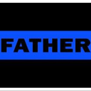Blue Line Father Reflective Decal Sticker Sheriff Deputy Trooper Police ...