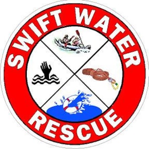 Swift Water Rescue Reflective Decal Sticker Police Sheriff Deputy ...