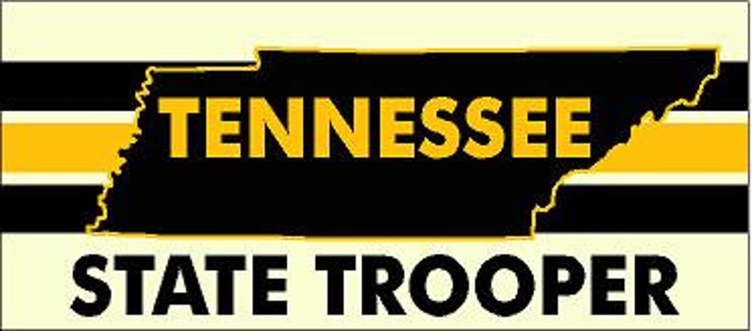 Tennessee State Trooper Decal Reflective or Matte Vinyl Decal Sticker ...