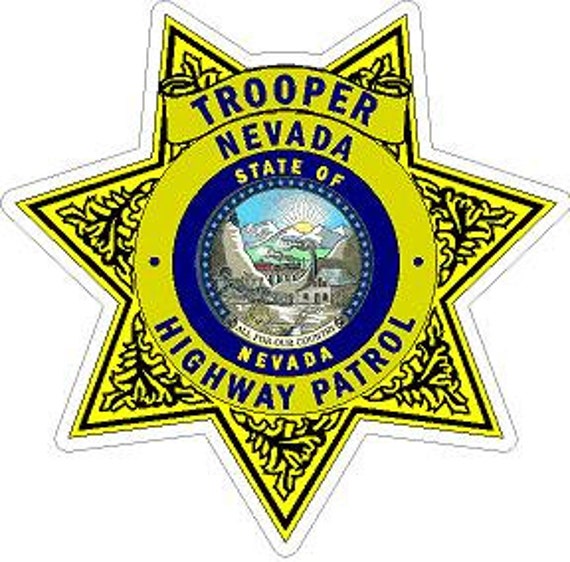 Nevada State Highway Patrol Reflective Or Matte Vinyl Decal Etsy