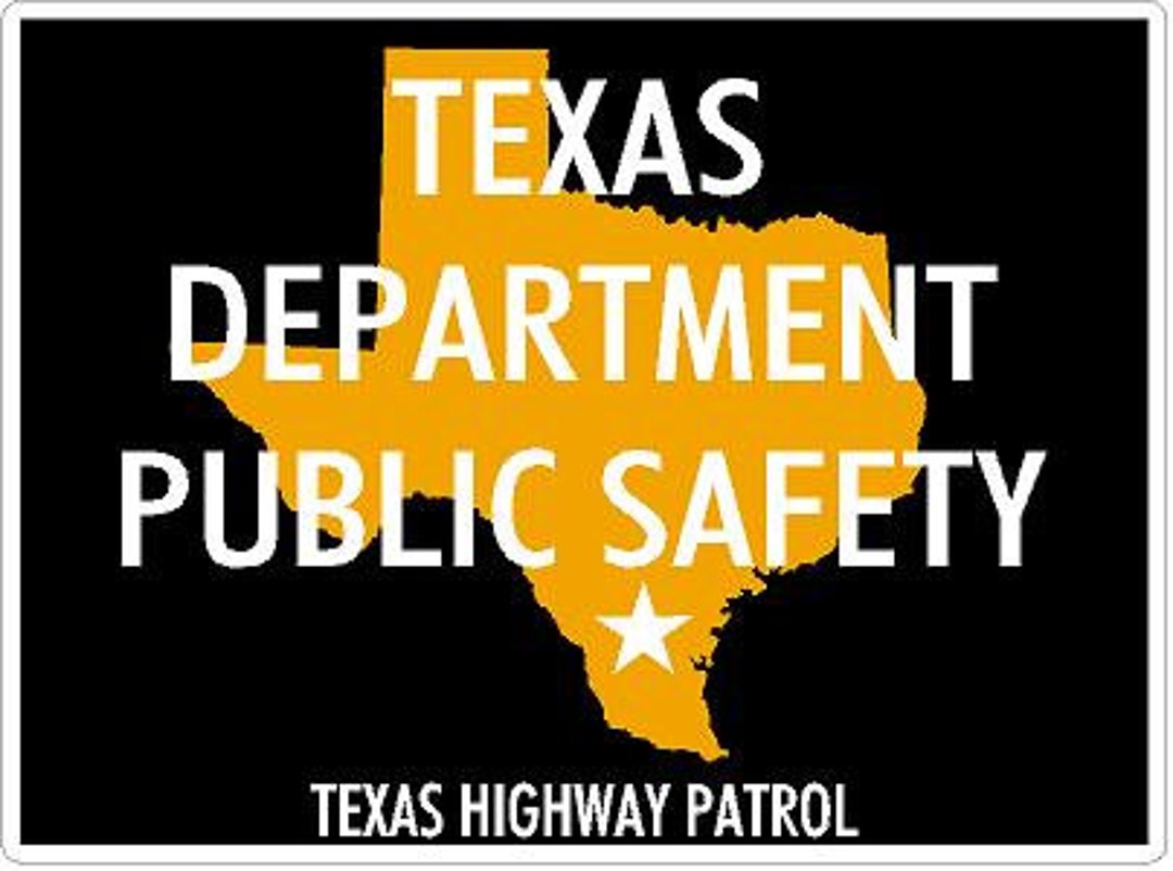Texas State Trooper Decal Reflective or Matte Vinyl Decal Sticker or Magnet Police Deputy ...