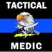 Tactical Medic Swat Eagle Thin Blue Line Flag Reflective Vinyl Decal ...