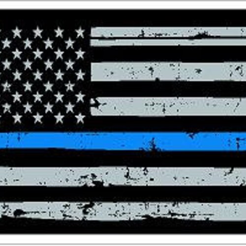 Thin Blue Yellow Line Police Dispatcher Distressed US Flag - Etsy