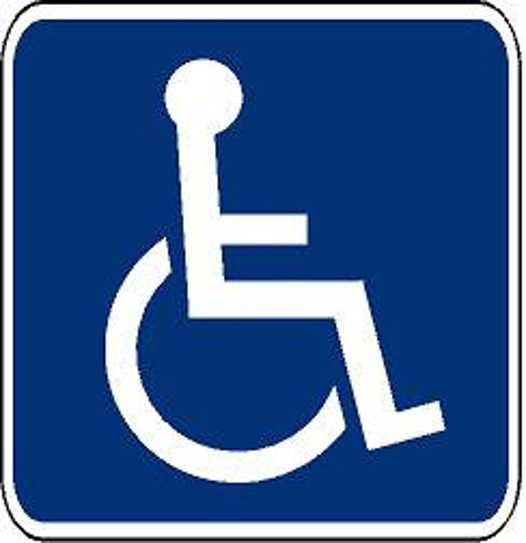 Handicap Sign. Business Signs, Store Front Signs. Reflective or Matte ...