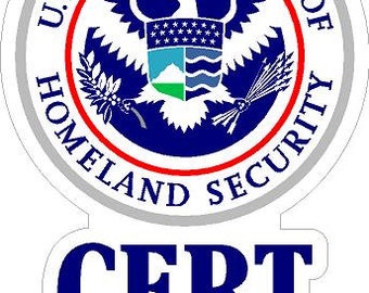 Community Emergency Response Team Instructor DHS Reflective | Etsy