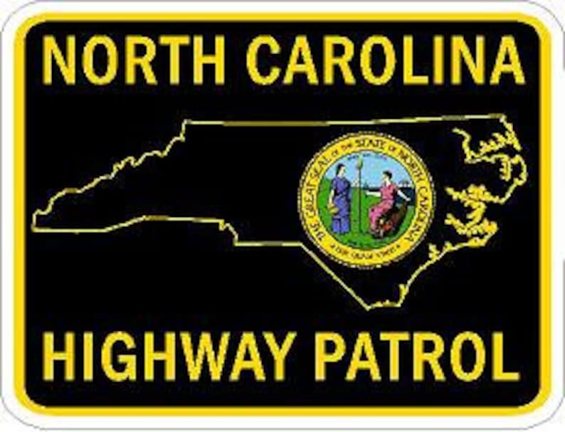 North Carolina State Police Reflective Or Matte Vinyl Decal Etsy