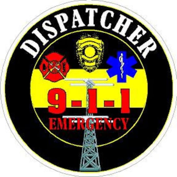 911 Dispatcher Reflective or Matte Vinyl Decal Sticker Fire | Etsy