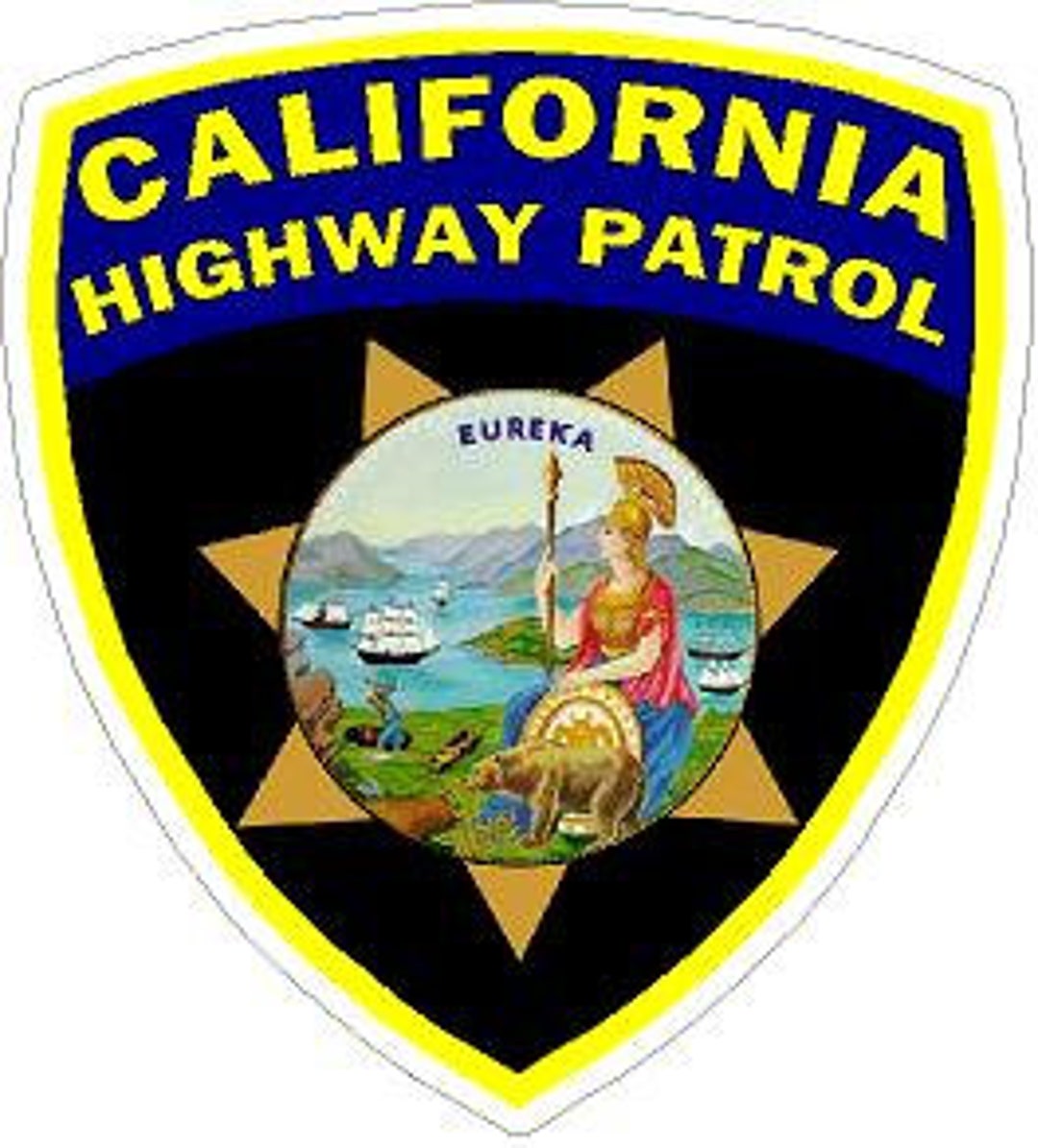 California Highway Patrol Reflective or Matte Vinyl Decal Sticker ...