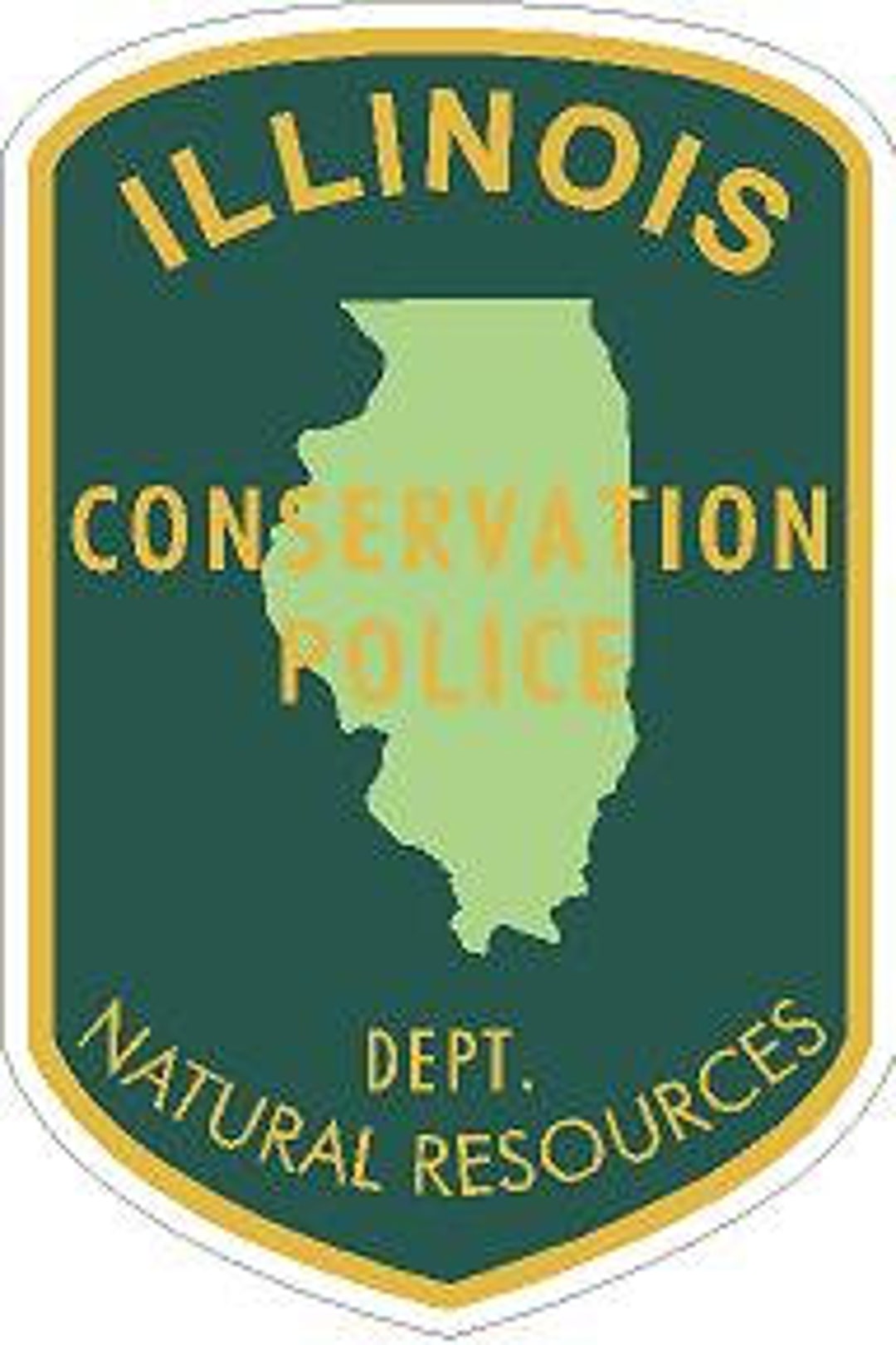 Illinois Conservation Police. Warden, Park Ranger, Wildlife. Reflective ...