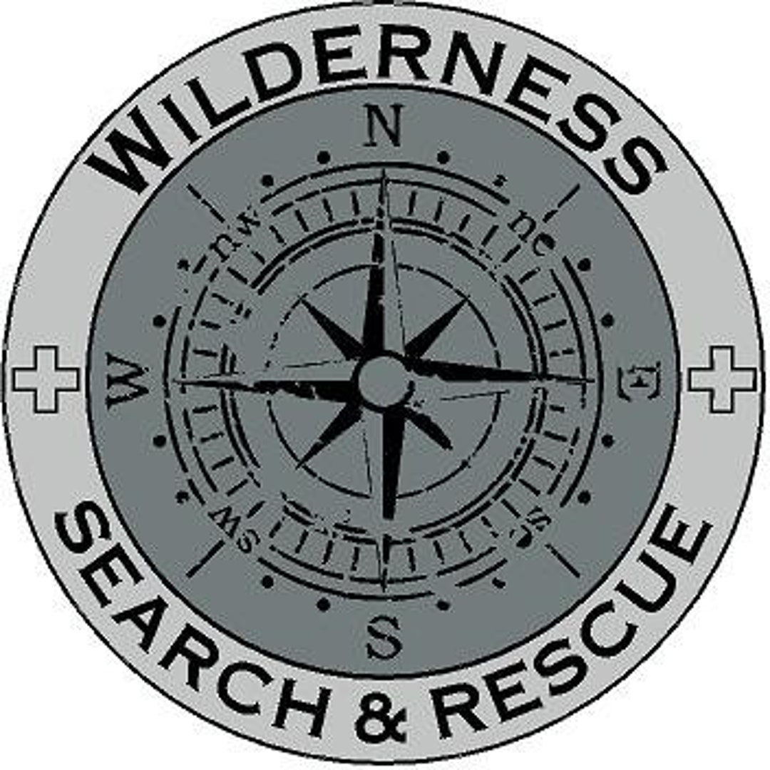 Wilderness Search and Rescue Greyscale Reflective or Matte Vinyl Decal ...