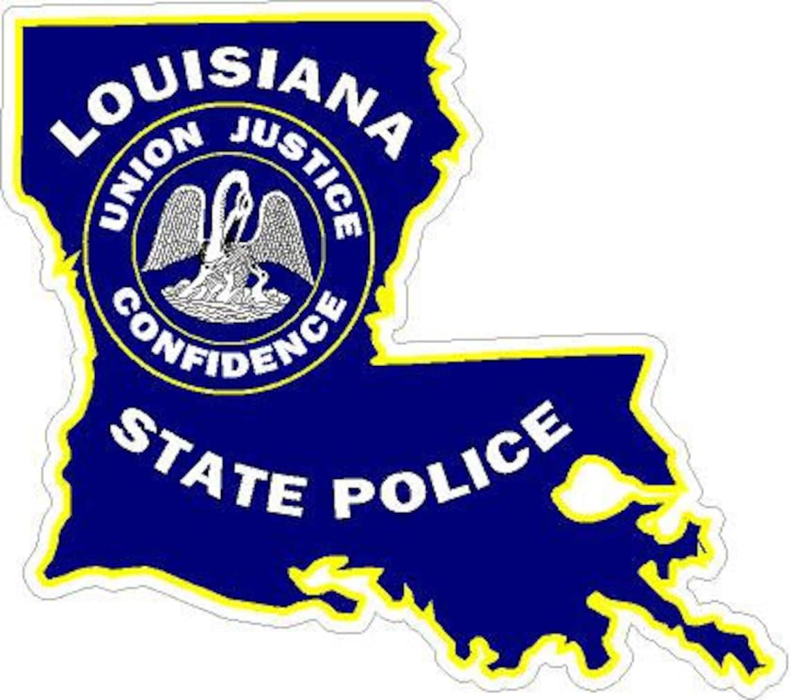 Louisiana State Police Highway Patrol Police Reflective Or Etsy