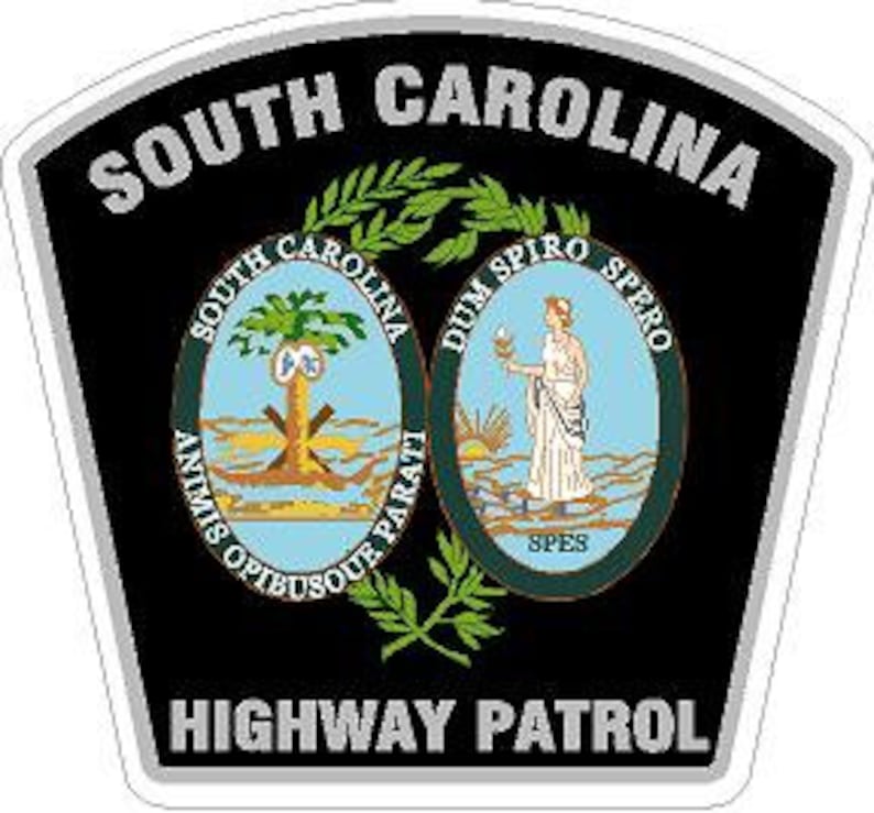 South Carolina State Patrol Patch Decal. Highway Patrol. | Etsy