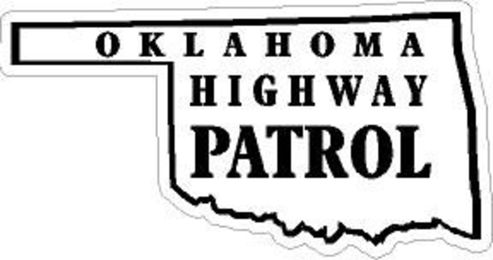 Oklahoma Highway Patrol reflecterend vinyl sticker politie deputy ...