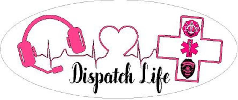 Dispatch Life Reflective or Matte Vinyl Decal Sticker. Car | Etsy