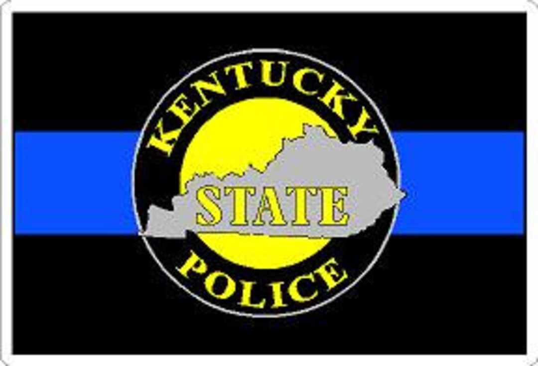 Blue Line Kentucky State Police Reflective or Matte Vinyl Decal Sticker ...