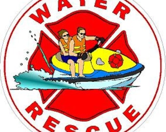 Swift Water Rescue Reflective Decal Sticker Police Sheriff | Etsy