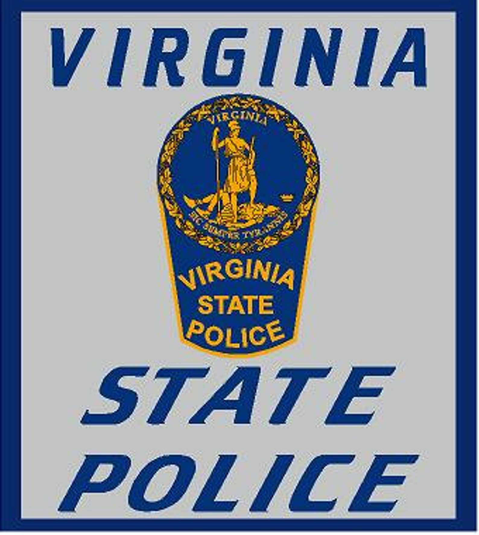 Virginia State Police Decal Reflective or Matte Vinyl Decal | Etsy