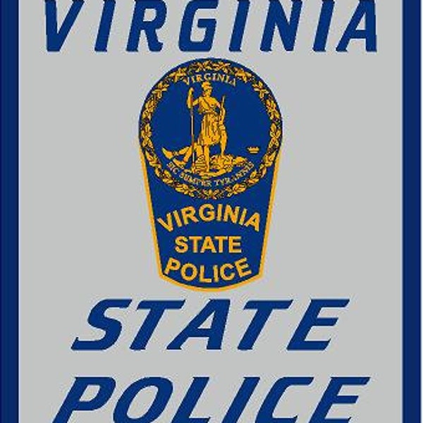 Virginia State Police Decal - Etsy