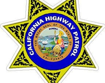 Police Decals & Stickers Sticker Decal CA CHP California Highway Patrol ...
