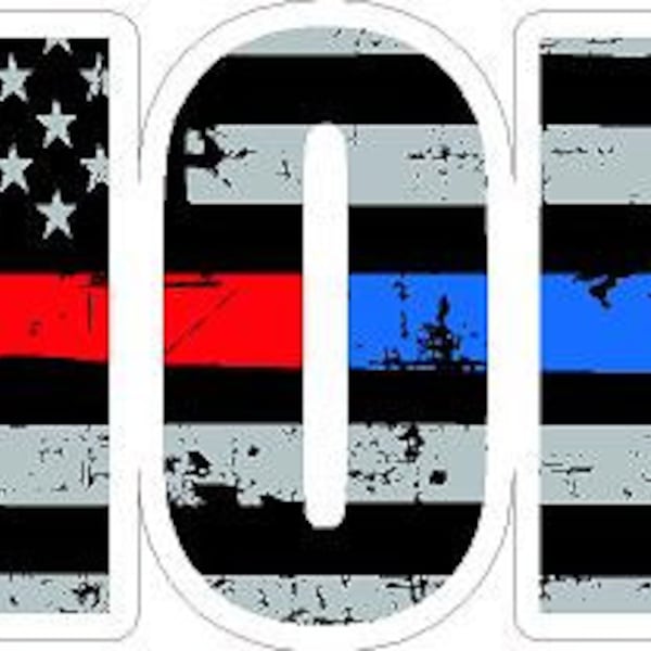 Fire Police Flag Sticker - Etsy