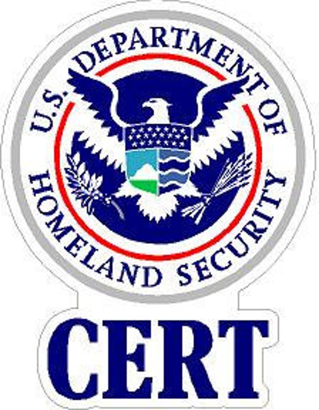 Community Emergency Response Team DHS Reflective or Matte Vinyl Decal ...