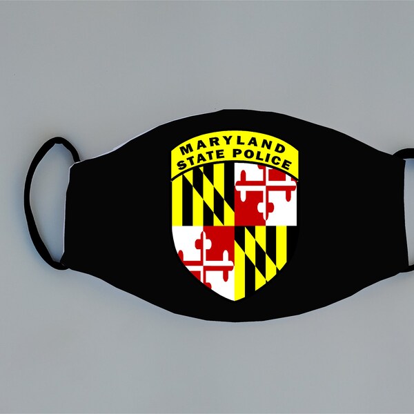 Md State Police Mask - Etsy