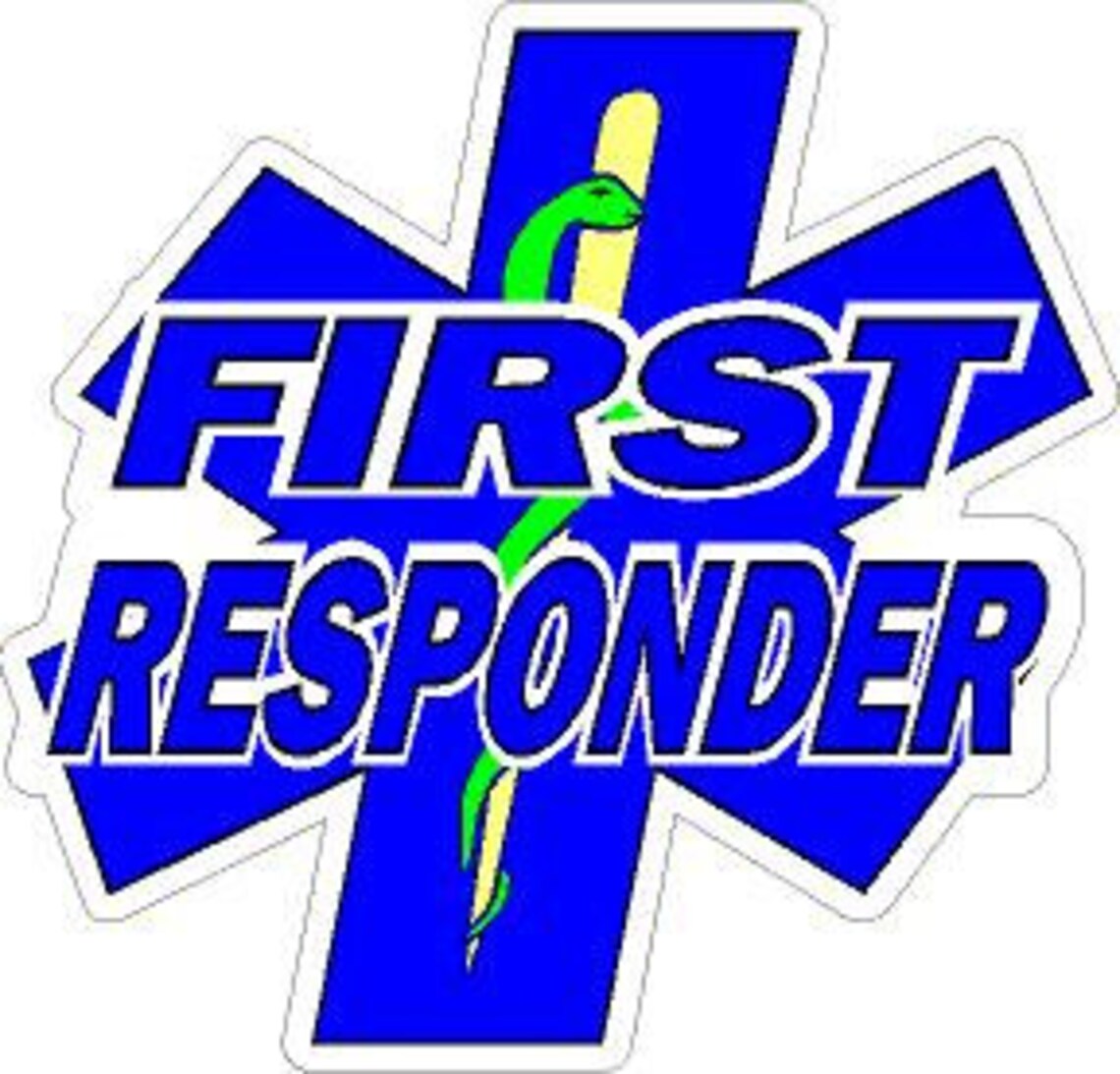 Star of Life First Responder Reflective or Matte Vinyl Decal - Etsy